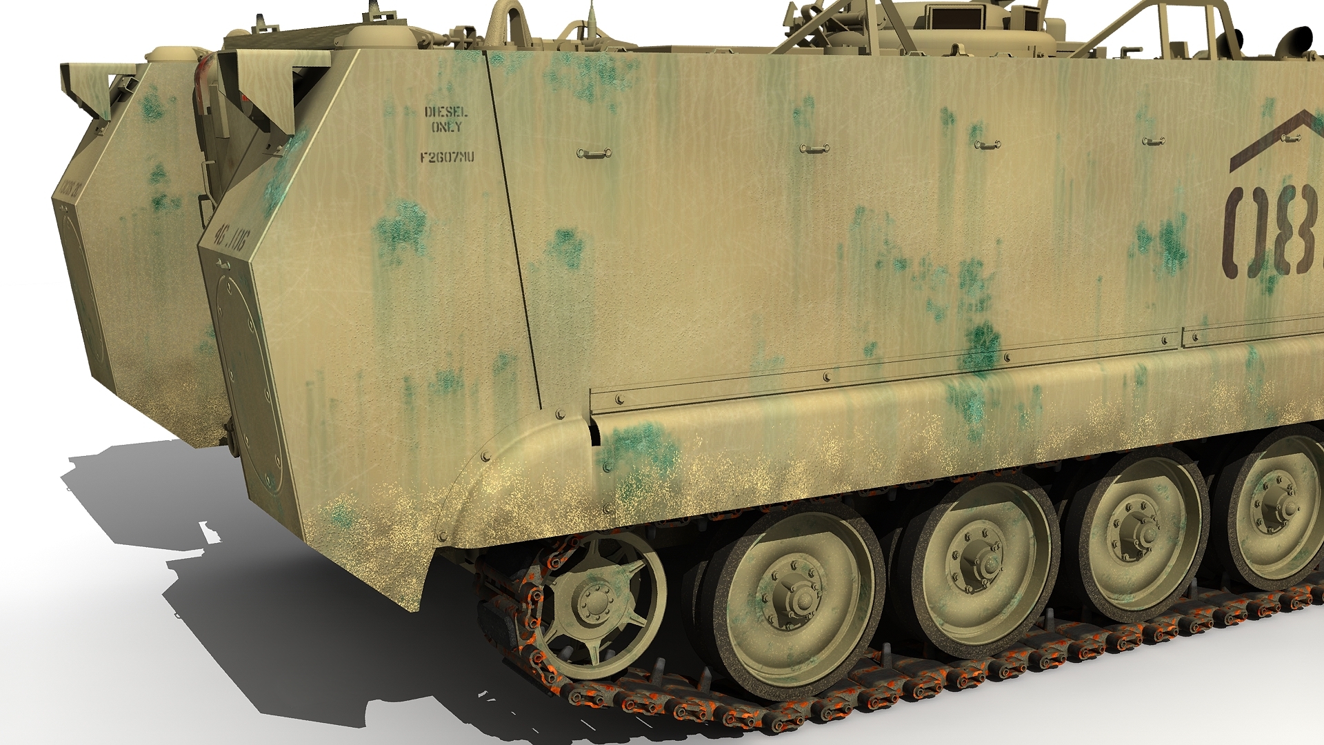 3d m2 m113 m113a3 version model