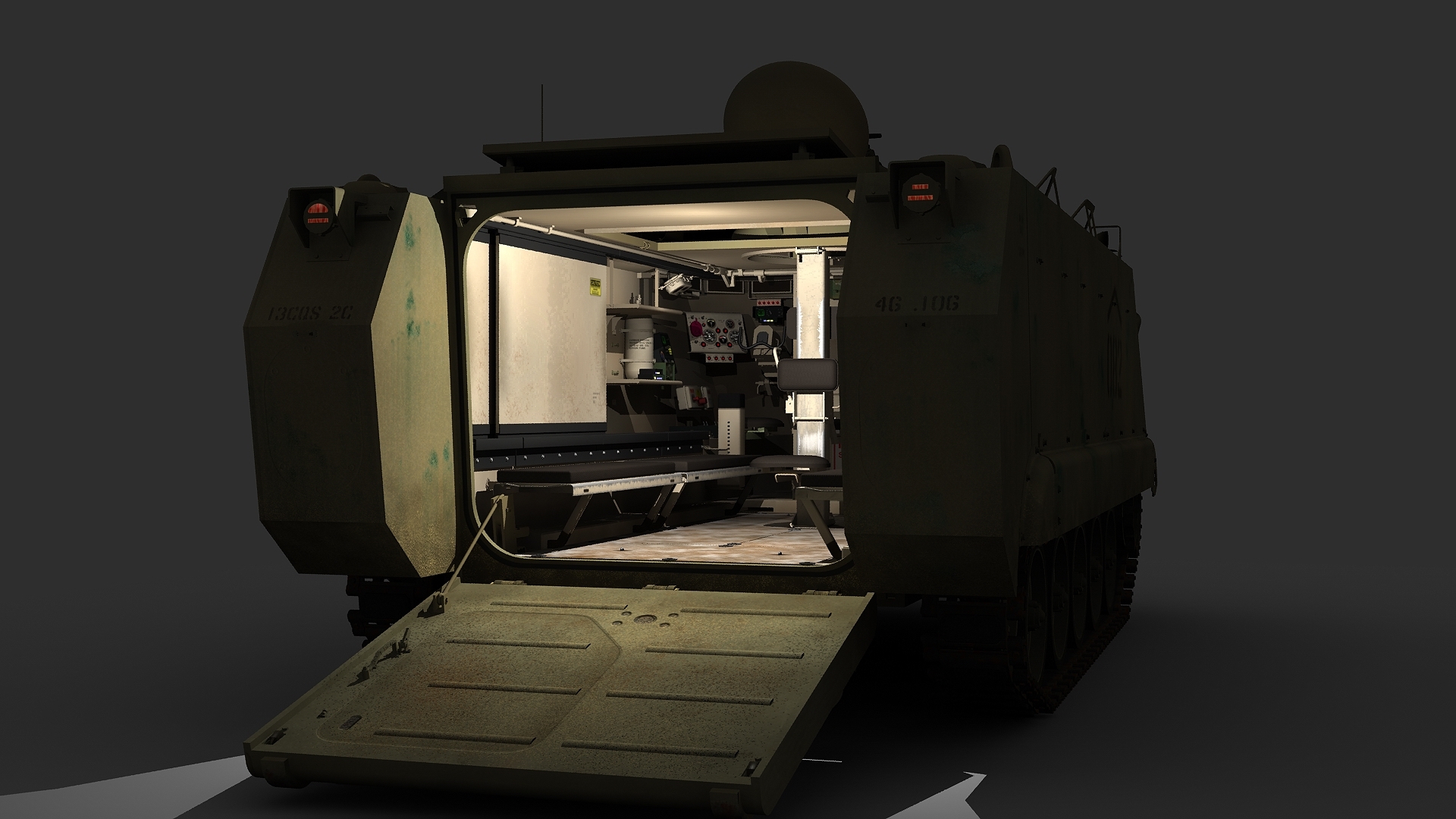 3d m2 m113 m113a3 version model