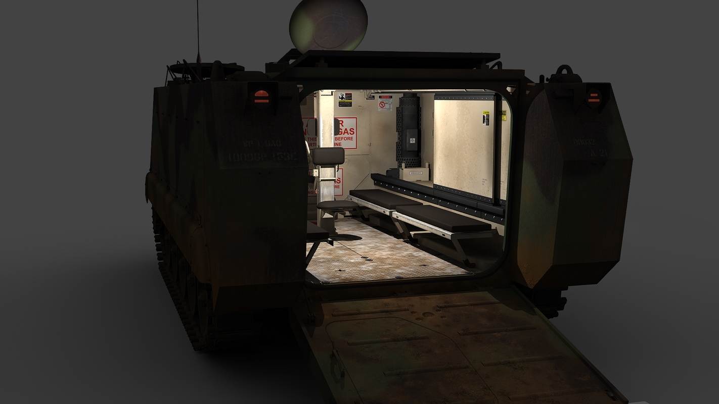 m2 m113 m113a3 3d max