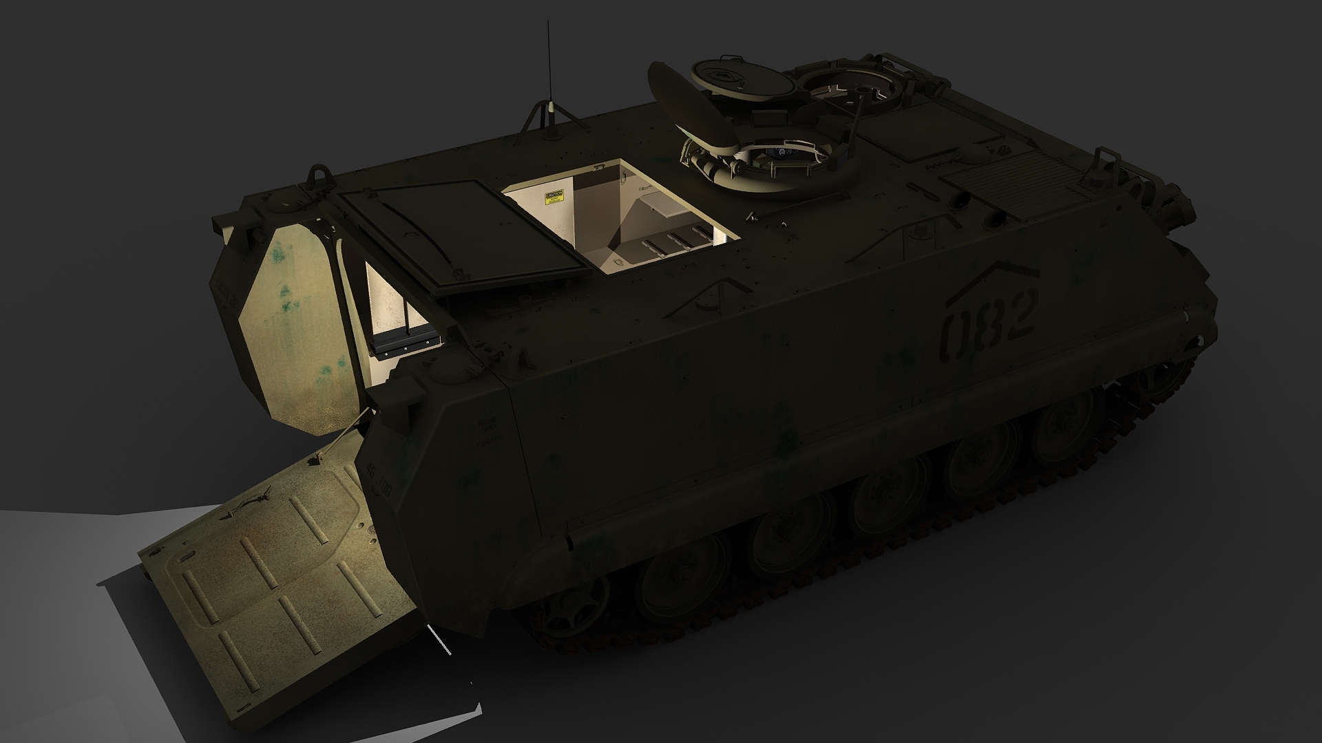 3d m2 m113 m113a3 version model