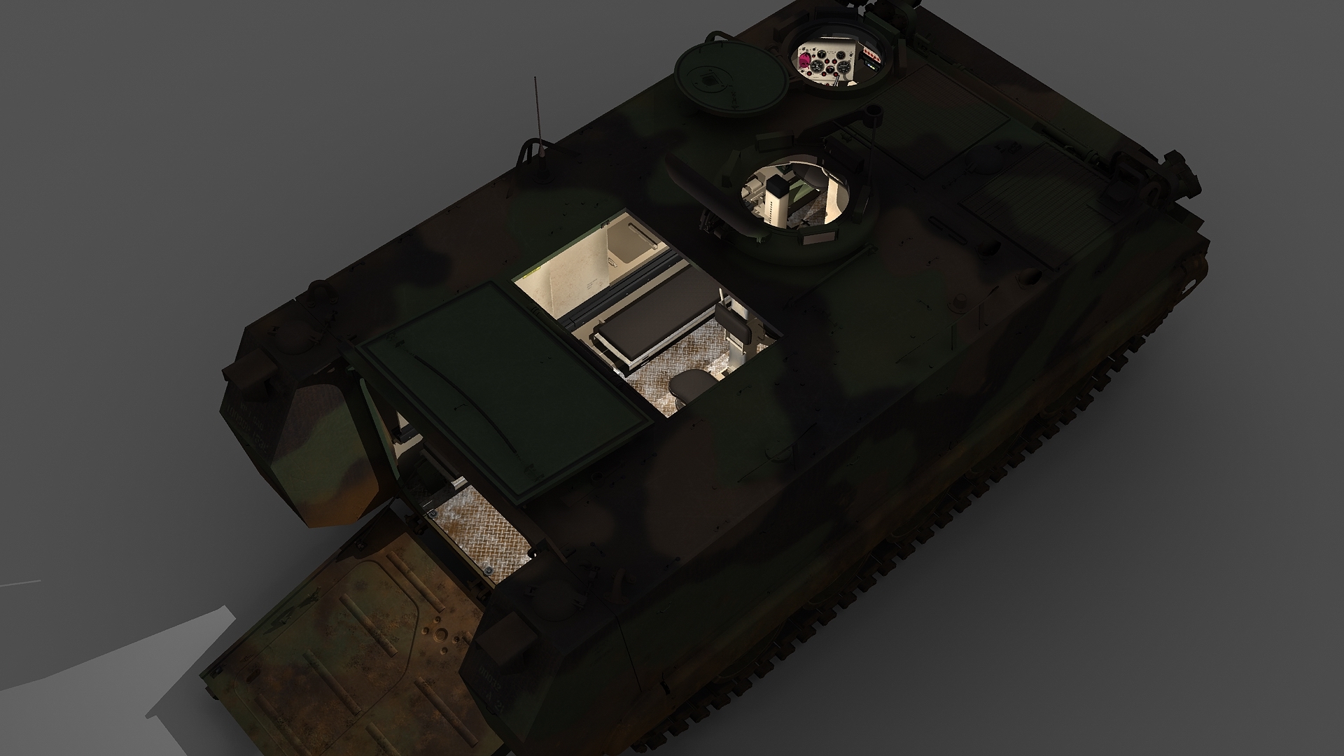 m2 m113 m113a3 3d max