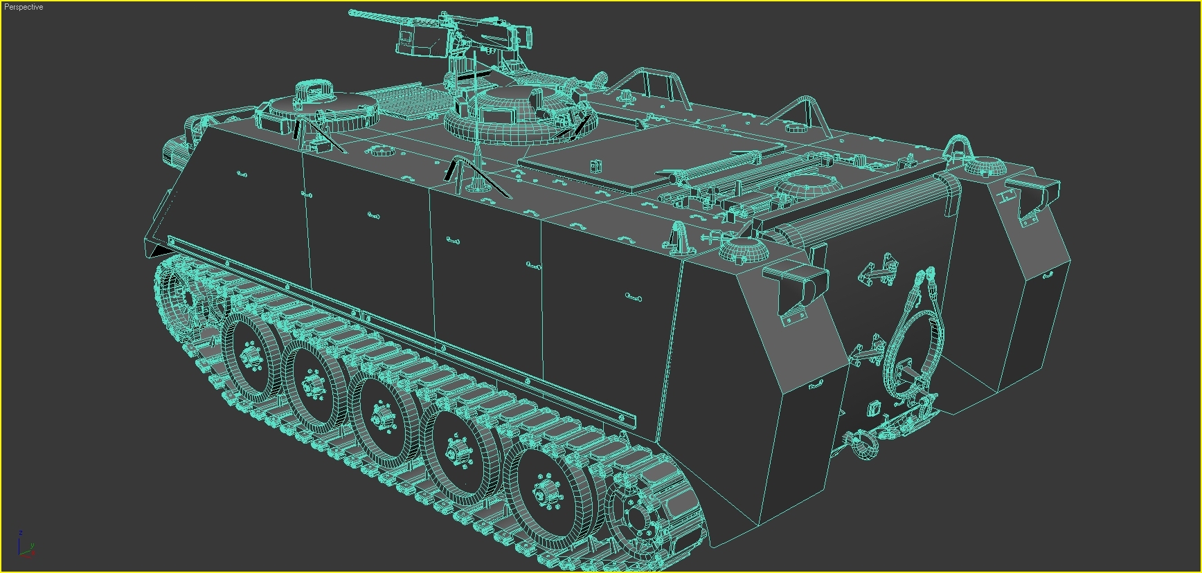 3d m2 m113 m113a3 version model