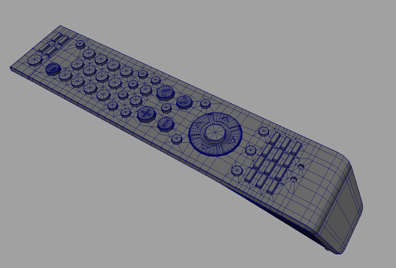 3d model tv remote