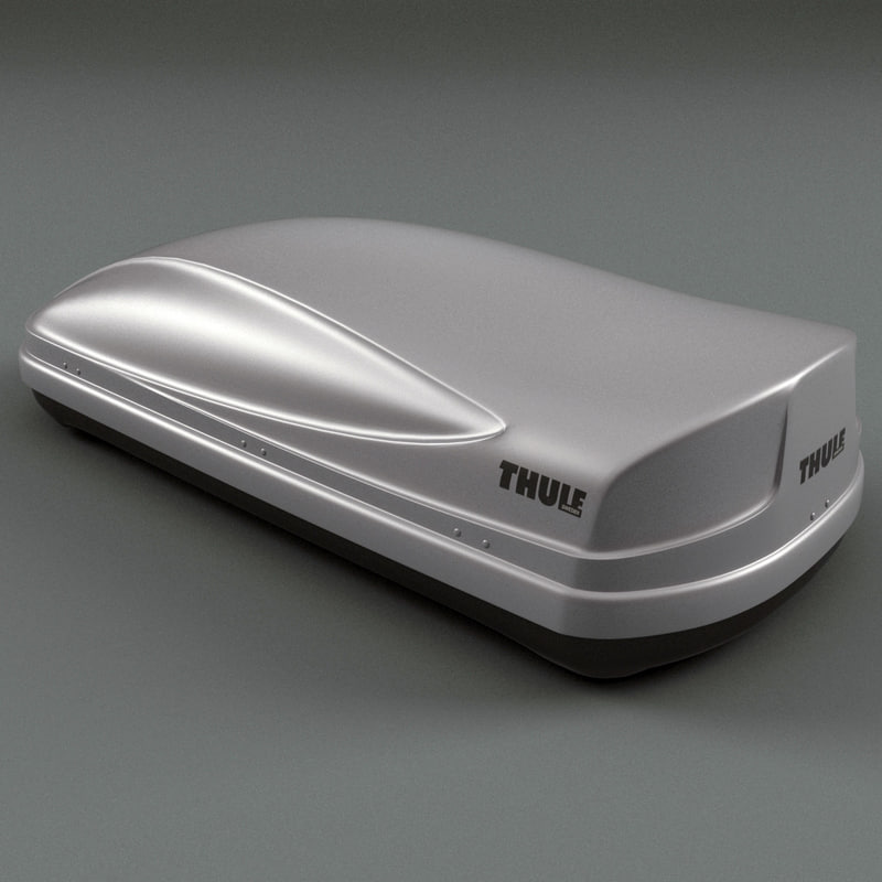 3d model of roof box thule