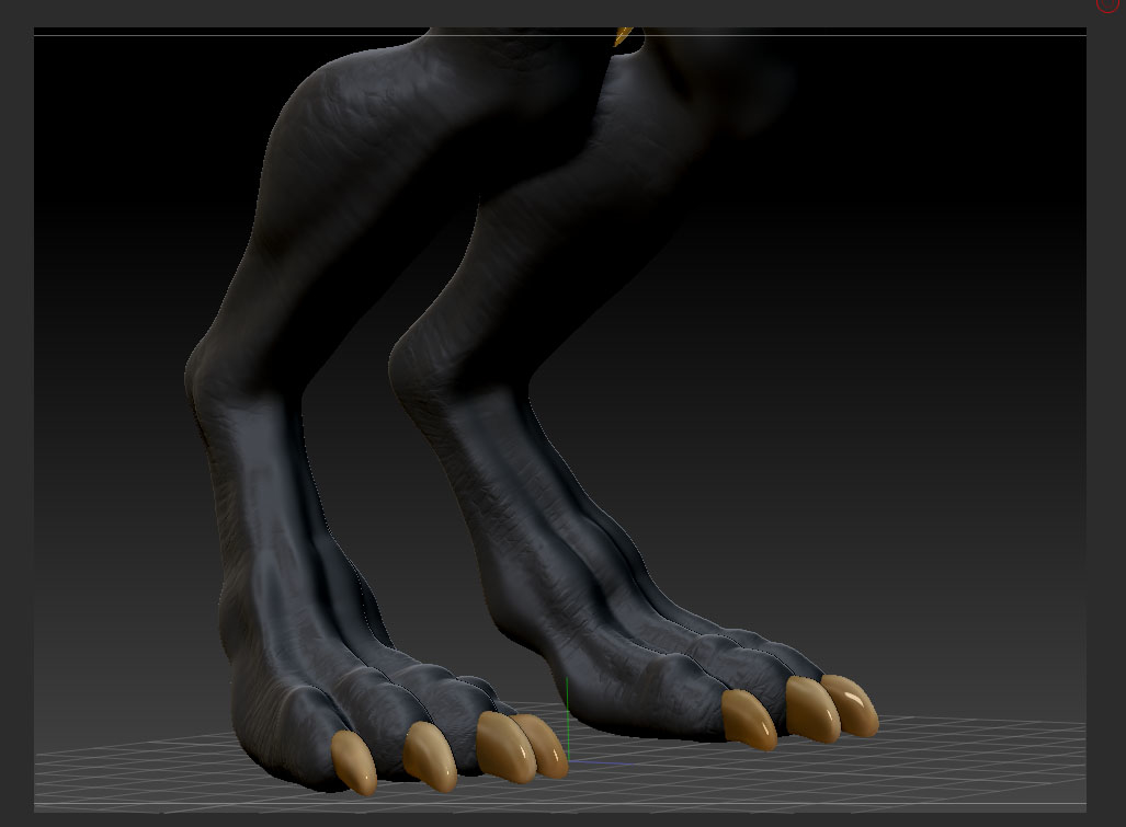 3d bat demon model