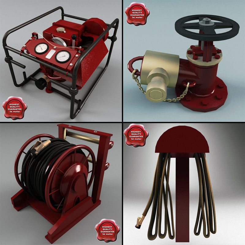 3d model ship equipment