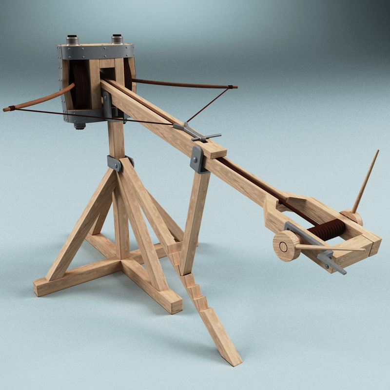 3d siege weapons model