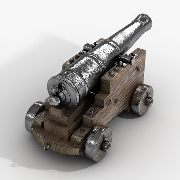 cannon 3d model