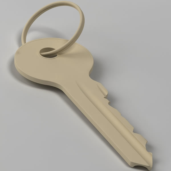 3d model key 01