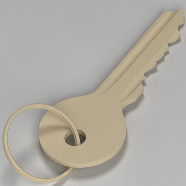 3d model key 01