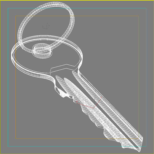 3d model key 01