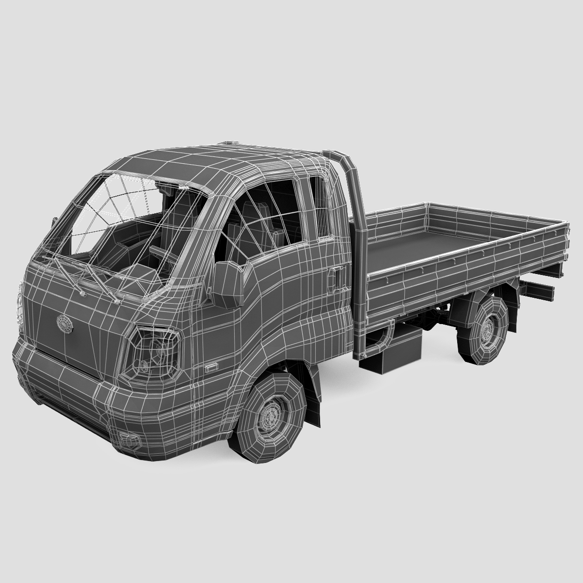 maya realistic kia bongo iii