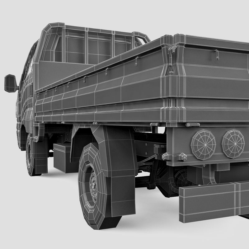 maya realistic kia bongo iii