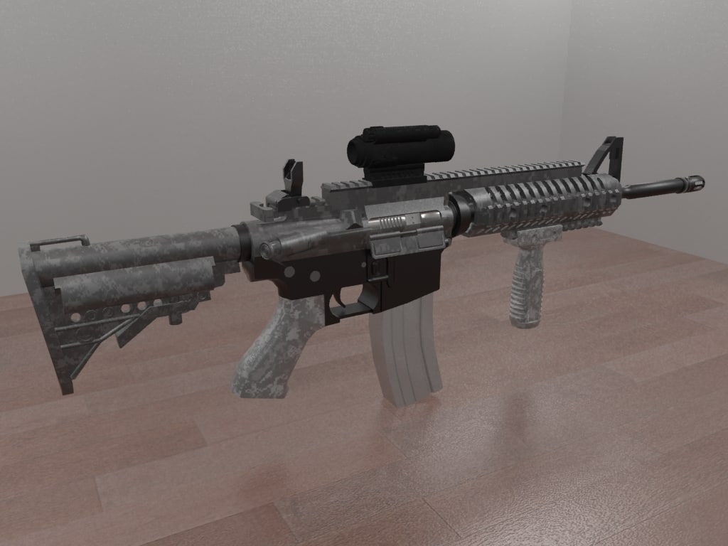 free m4a1 m4 3d model