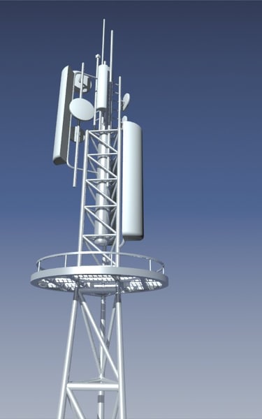 Cell Phone Tower 3D Models for Download | TurboSquid