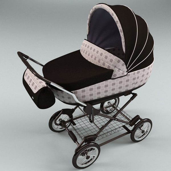 3d model baby prams