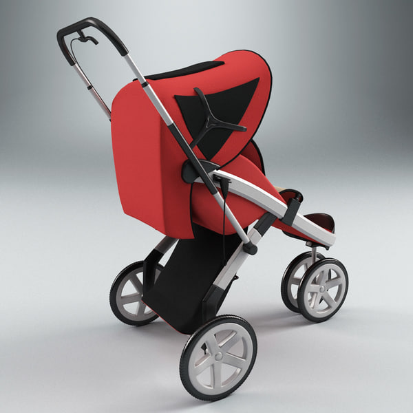 3d model baby prams