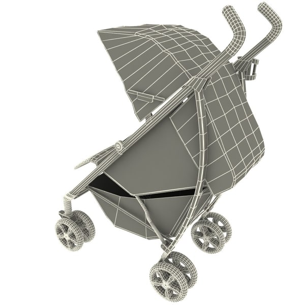 3d model baby prams