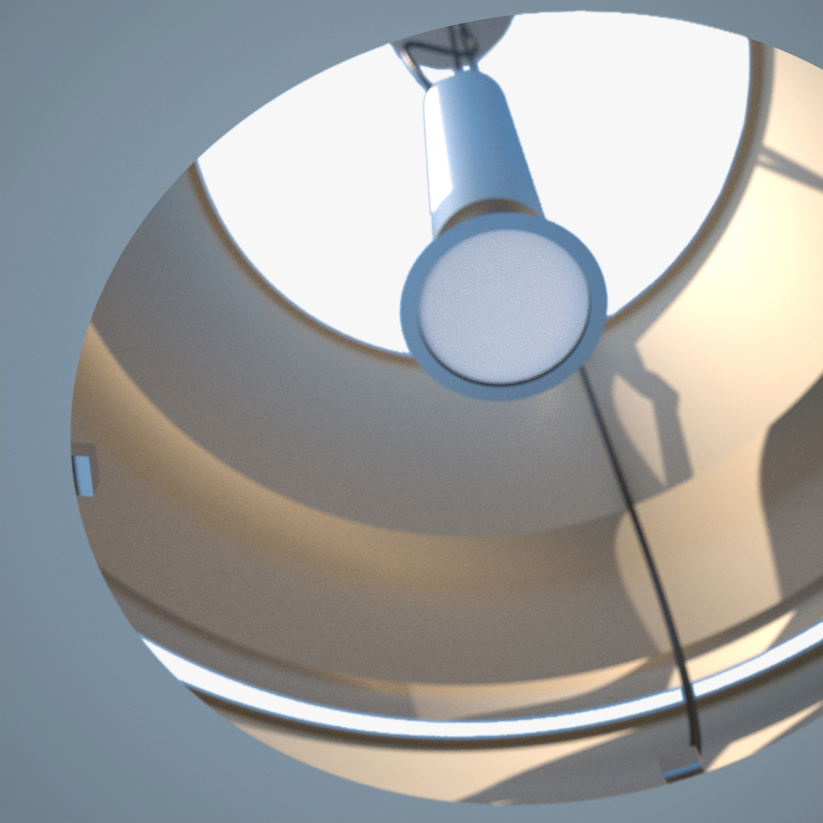 3d model modern ceiling light fixture