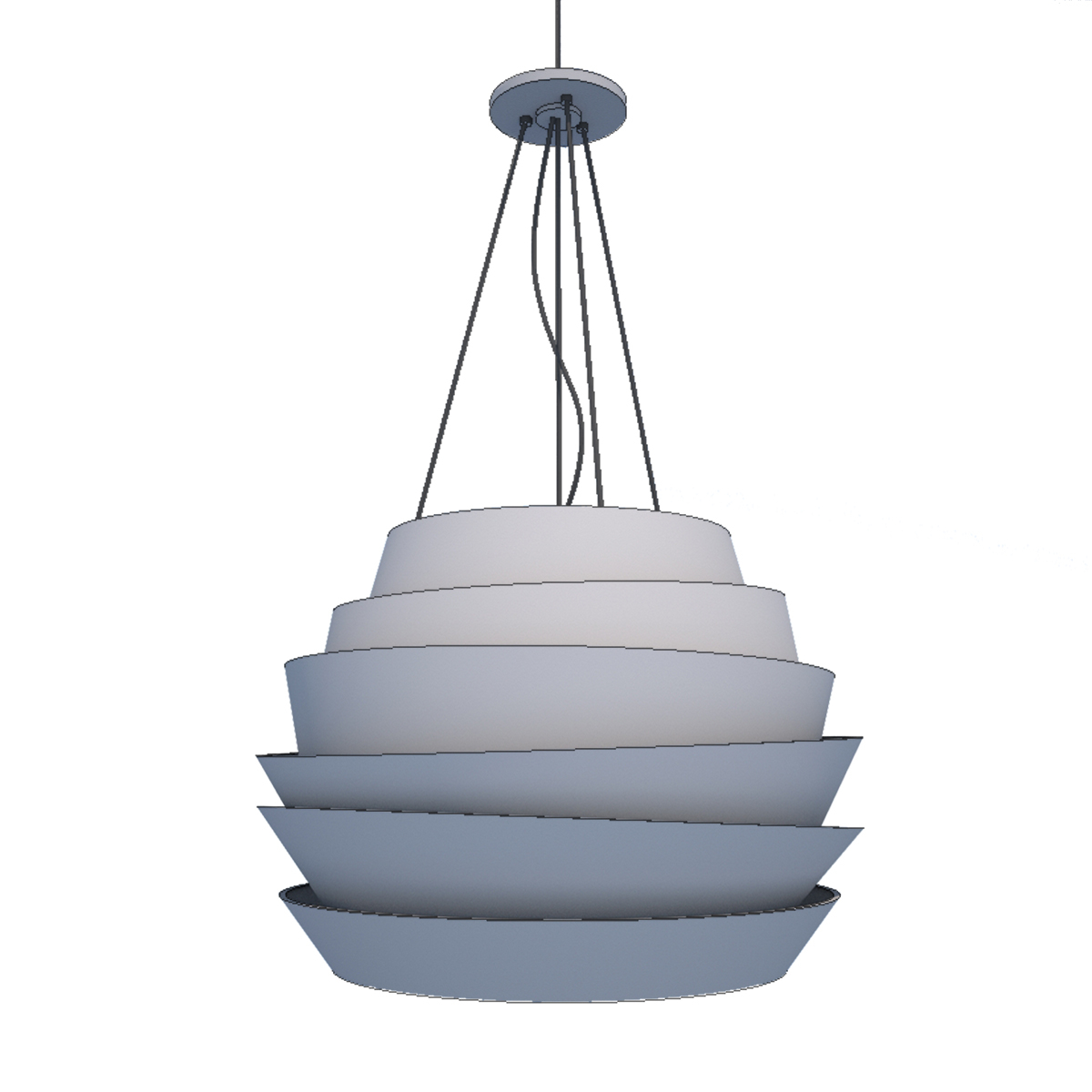 3d model modern ceiling light fixture