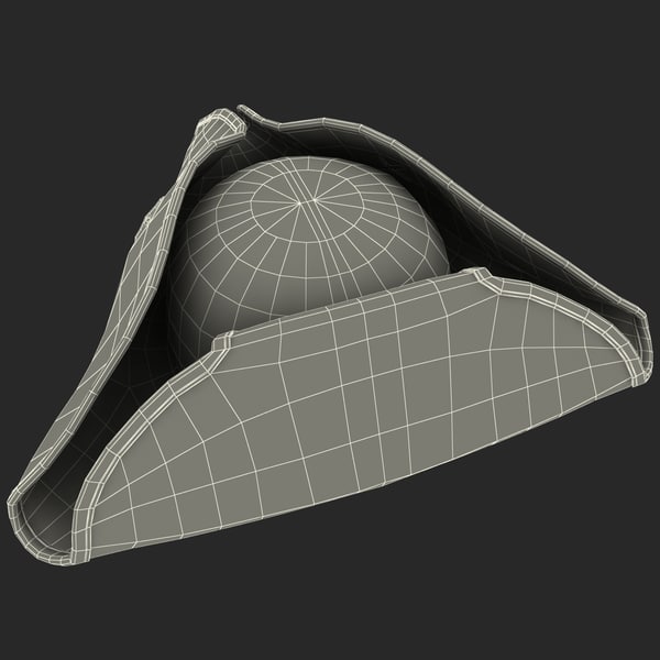 3d pirate hats model