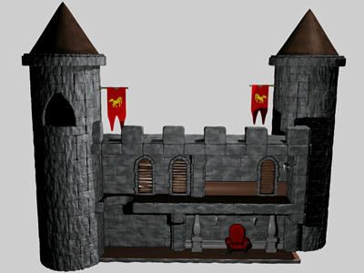 Castle Blender Models for Download | TurboSquid