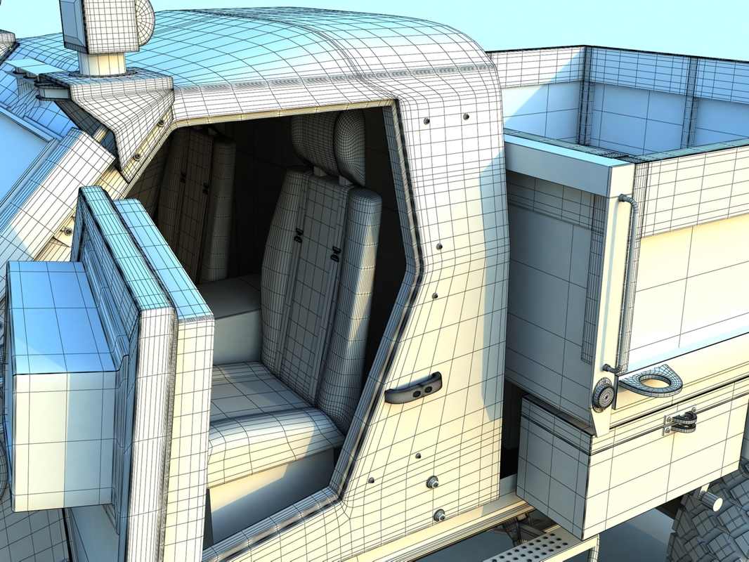 3d model m-atv cargo vehicle