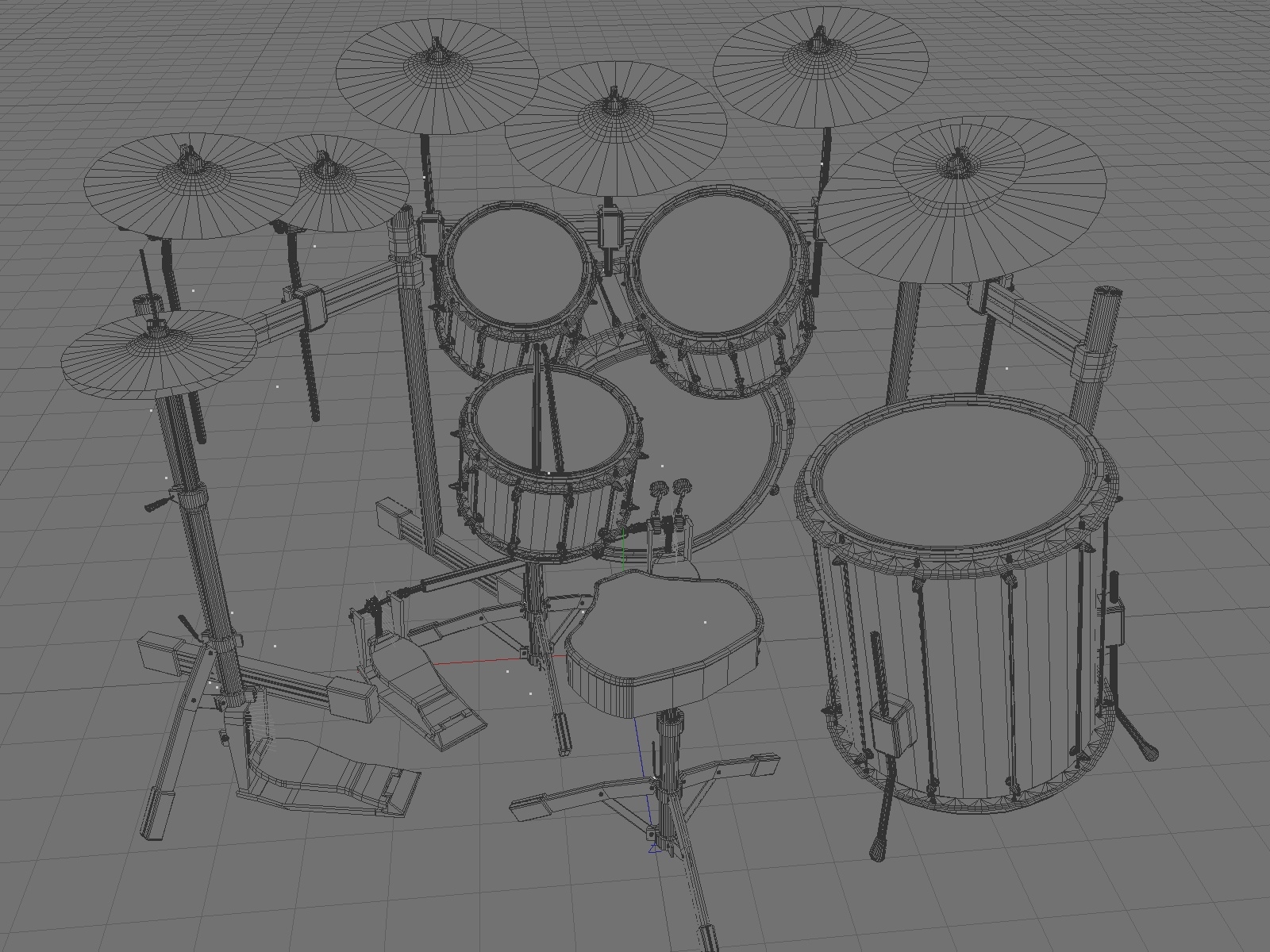 3d drum kit