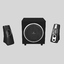 3d model logitech speakers z532