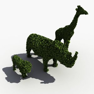 3D Rhino Trees Models | TurboSquid