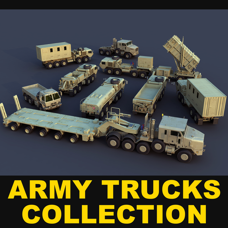 3d army trucks