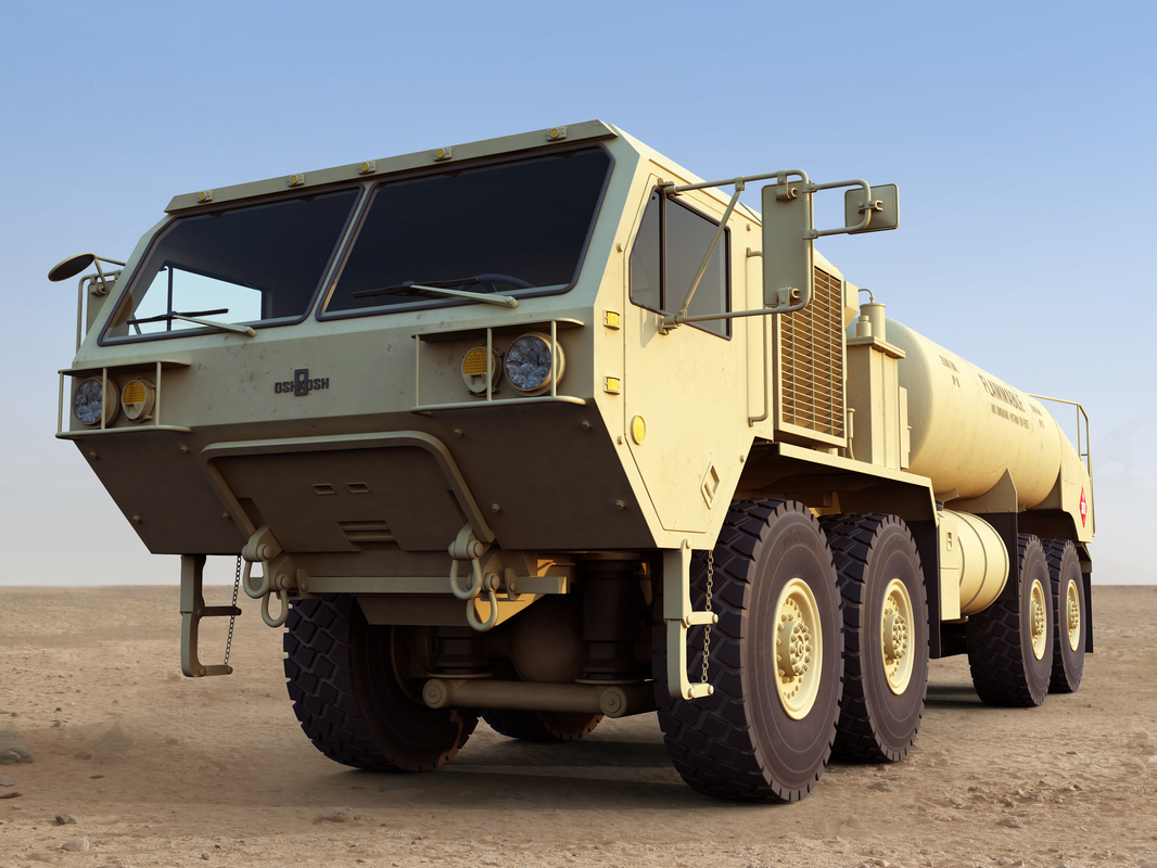 hemtt army trucks 3d model