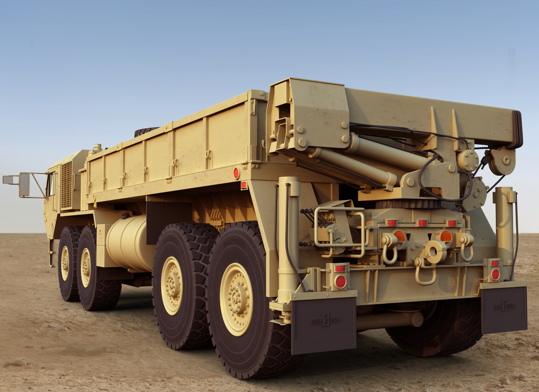hemtt army trucks 3d model