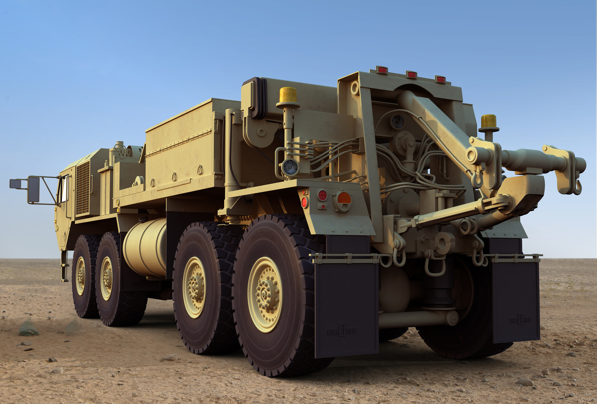 hemtt army trucks 3d model