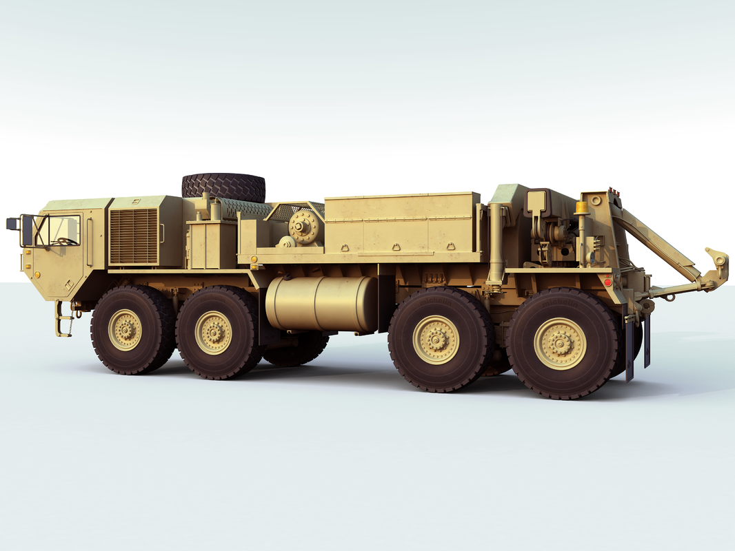 hemtt army trucks 3d model