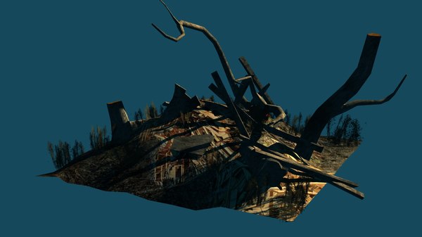 free combine citadel hl2 3d model