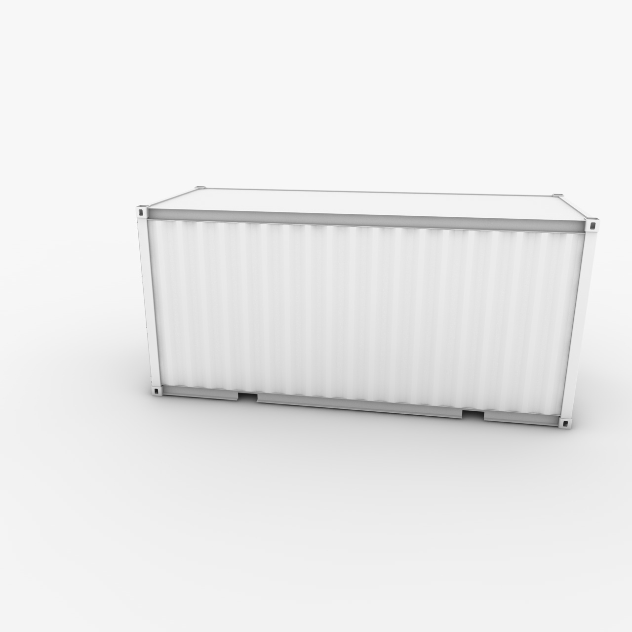 3d 20 container model