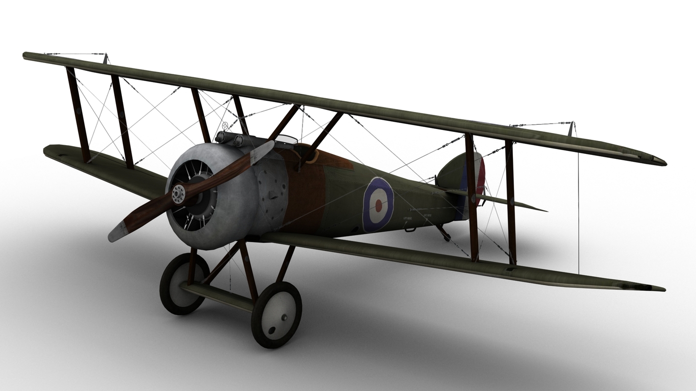 sopwith camel 3d max