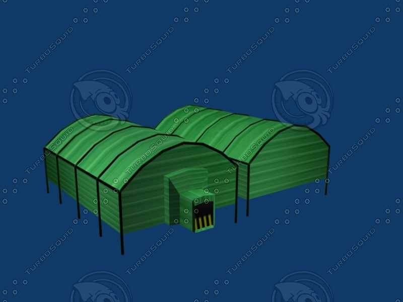 barracks 3d model