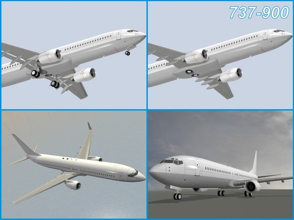 boeing 737 generation 3d model