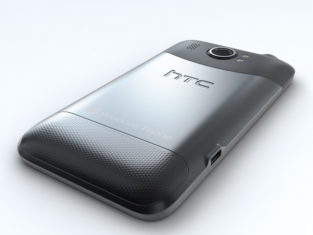 3d model htc titan ii