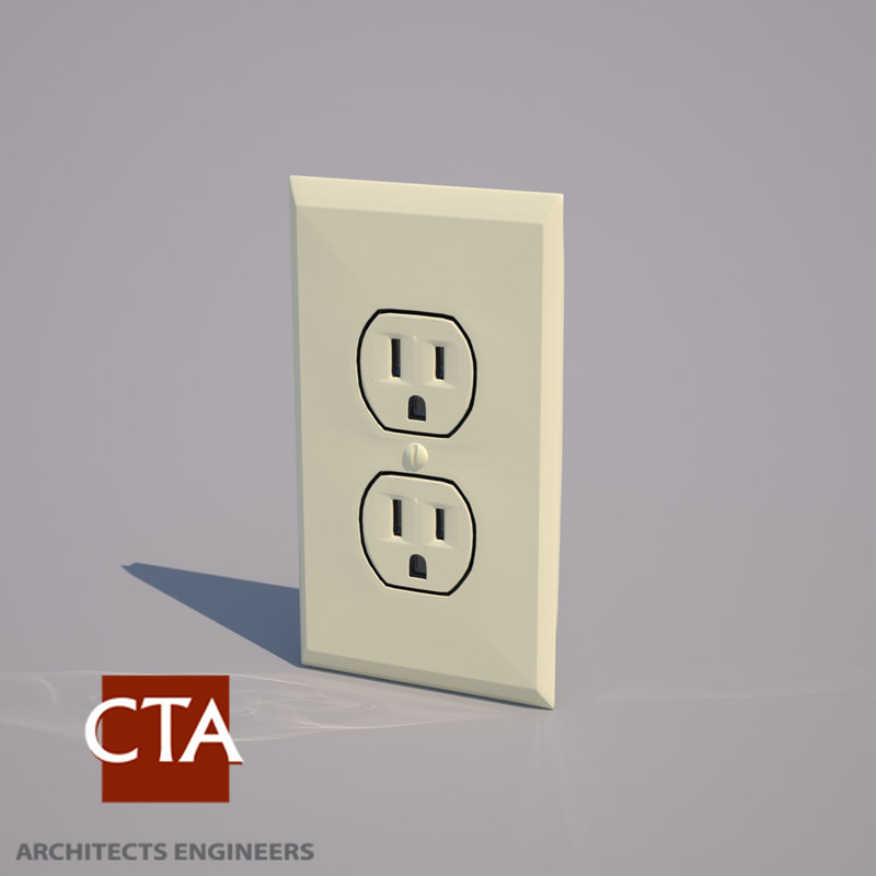 power outlet 3d model