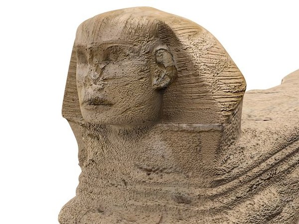 3d model sphinx landmark