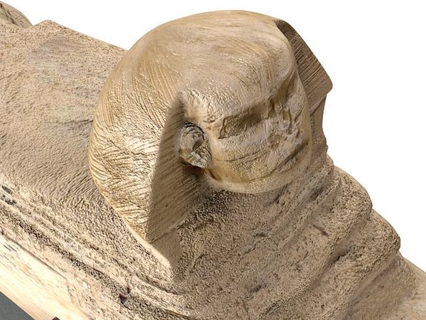 3d model sphinx landmark