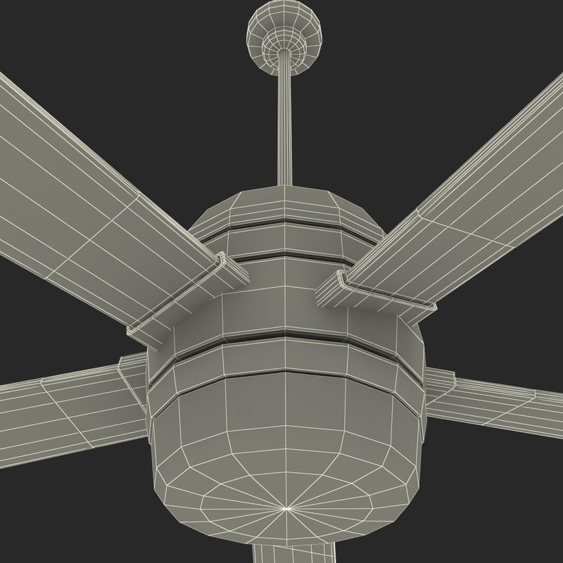 3d model ceiling fan v1