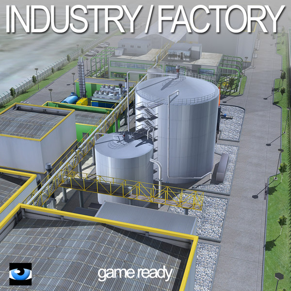 Petroleum Refinery 3D Models for Download | TurboSquid