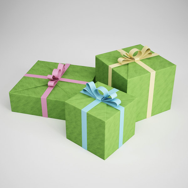 3ds max gift box