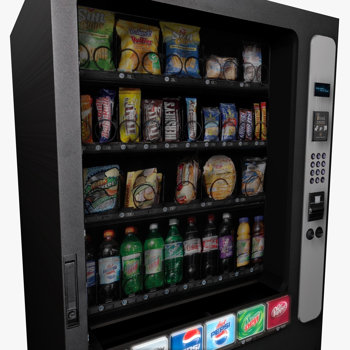 vending machine 3d c4d