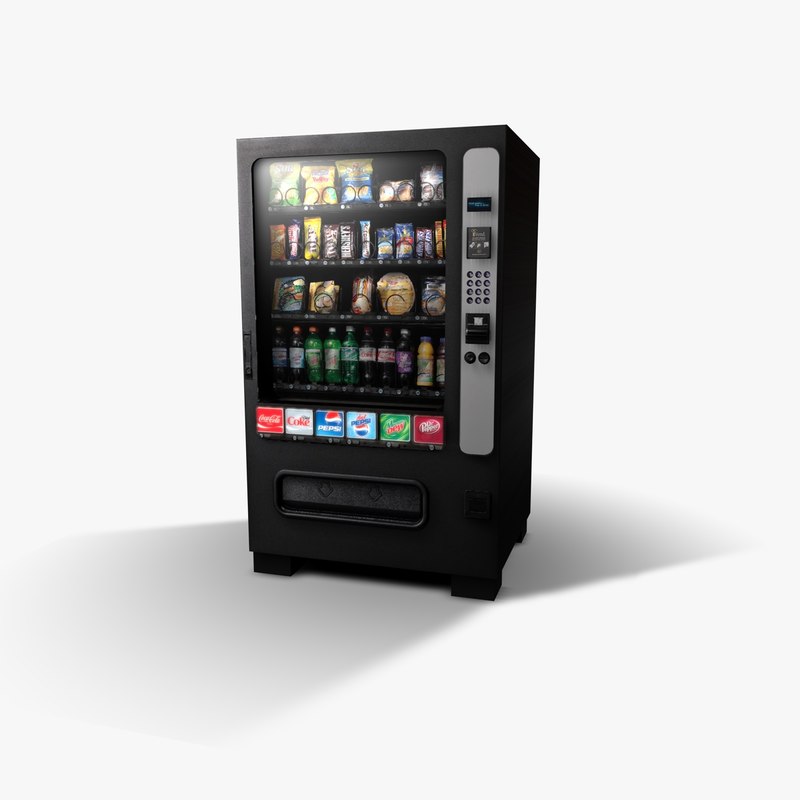 vending machine 3d c4d