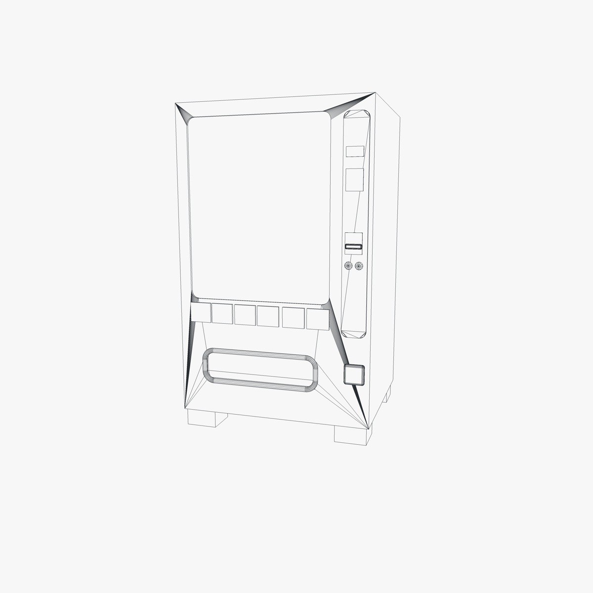 vending machine 3d c4d